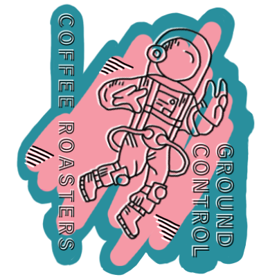 Spaceman Sticker | GROUND CONTROL COFFEE ROASTERS